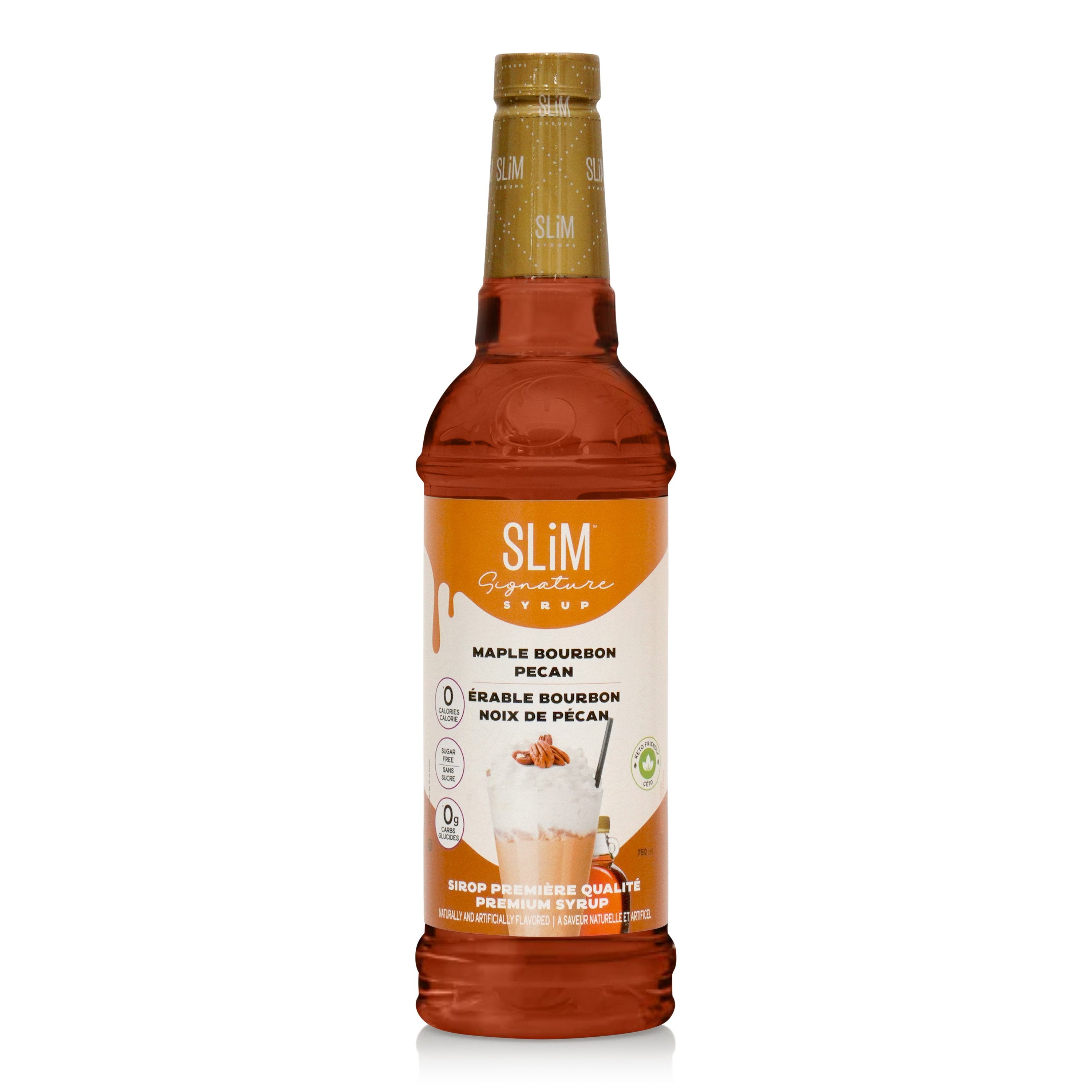 Slim Sugar Free Maple Bourbon Pecan Syrup – Slim Signature Syrups