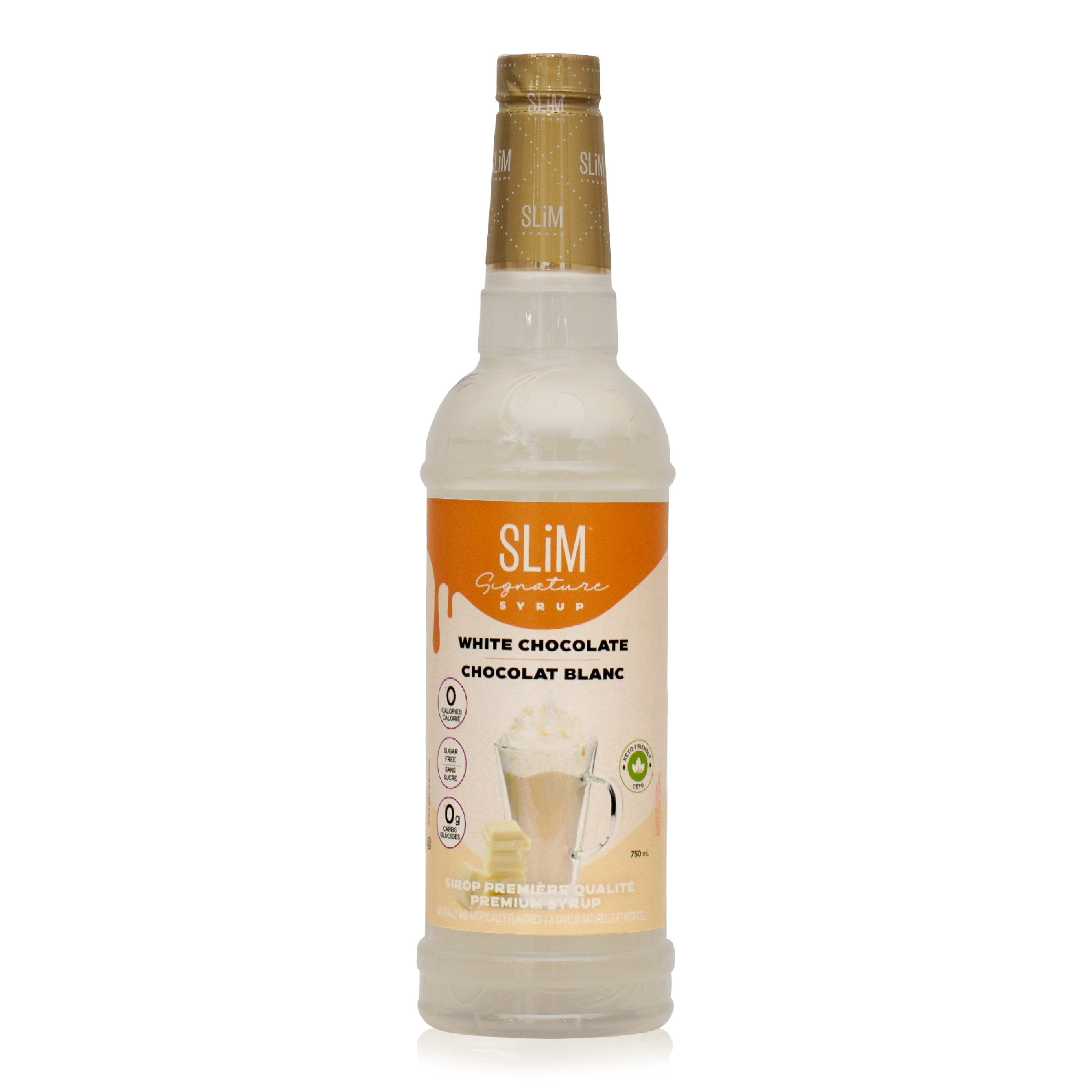Slim Sugar Free White Chocolate Syrup – Slim Signature Syrups